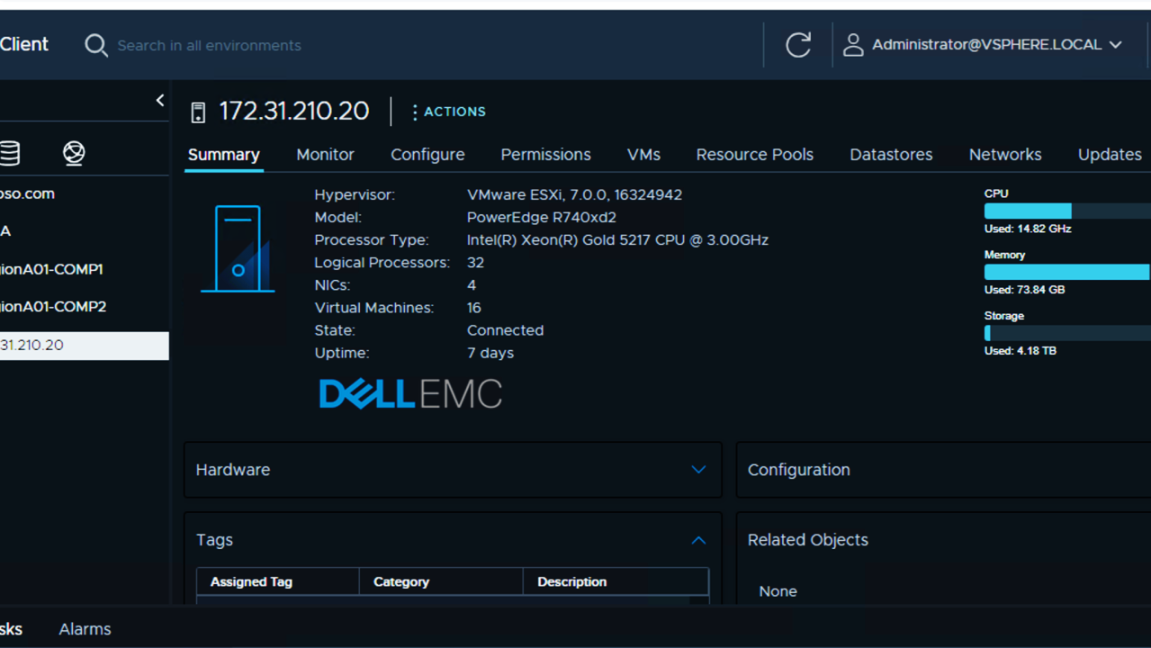 VMware vSphere: Install, Configure, Manage VMware vSphere: Install, Configure, Manage
