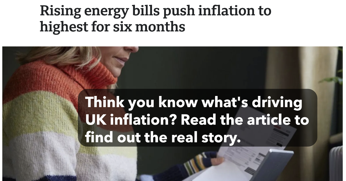 UK Inflation: Debunking Myths and Exposing the Real Drivers UK Inflation: Debunking Myths and Exposing the Real Drivers