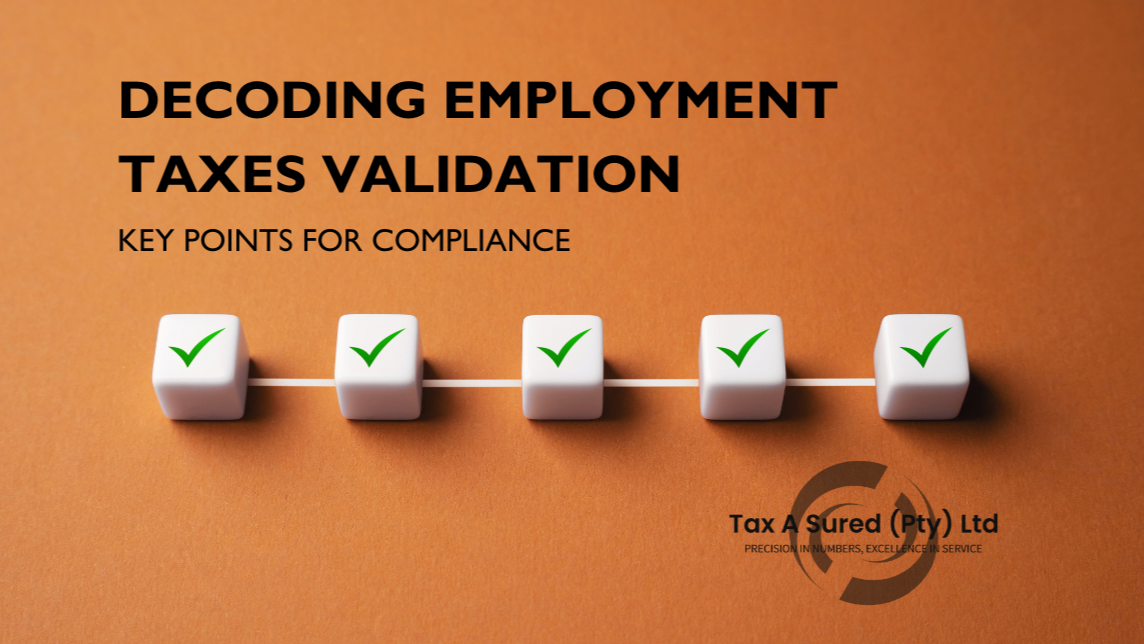 1. Decoding Employment Taxes Validation (ETV): Key Points for Compliance 1. Decoding Employment Taxes Validation (ETV): Key Points for Compliance