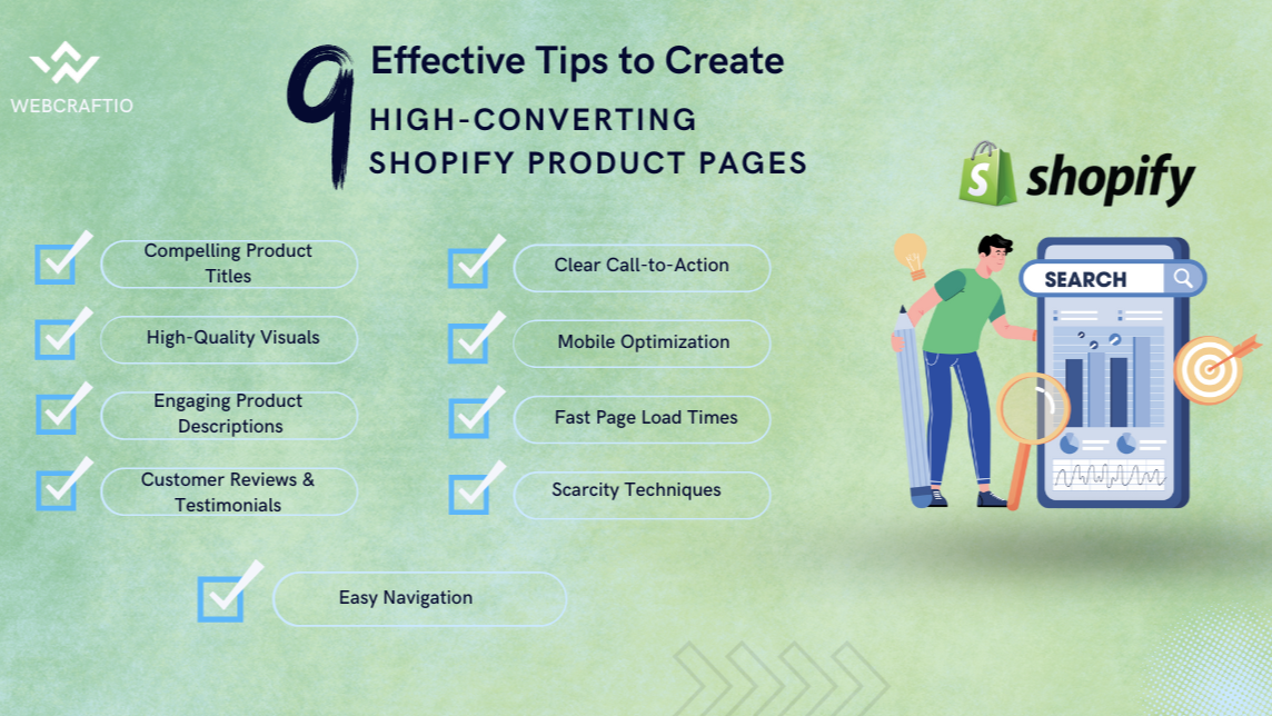 9 Effective Tips to Create High-Converting Shopify Product Pages 9 Effective Tips to Create High-Converting Shopify Product Pages