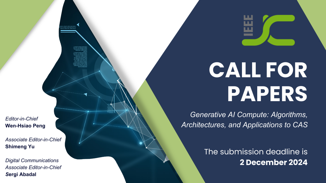 Call for Papers: Generative AI Compute: Algorithms, Architectures, and ... Call for Papers: Generative AI Compute: Algorithms, Architectures, and ...