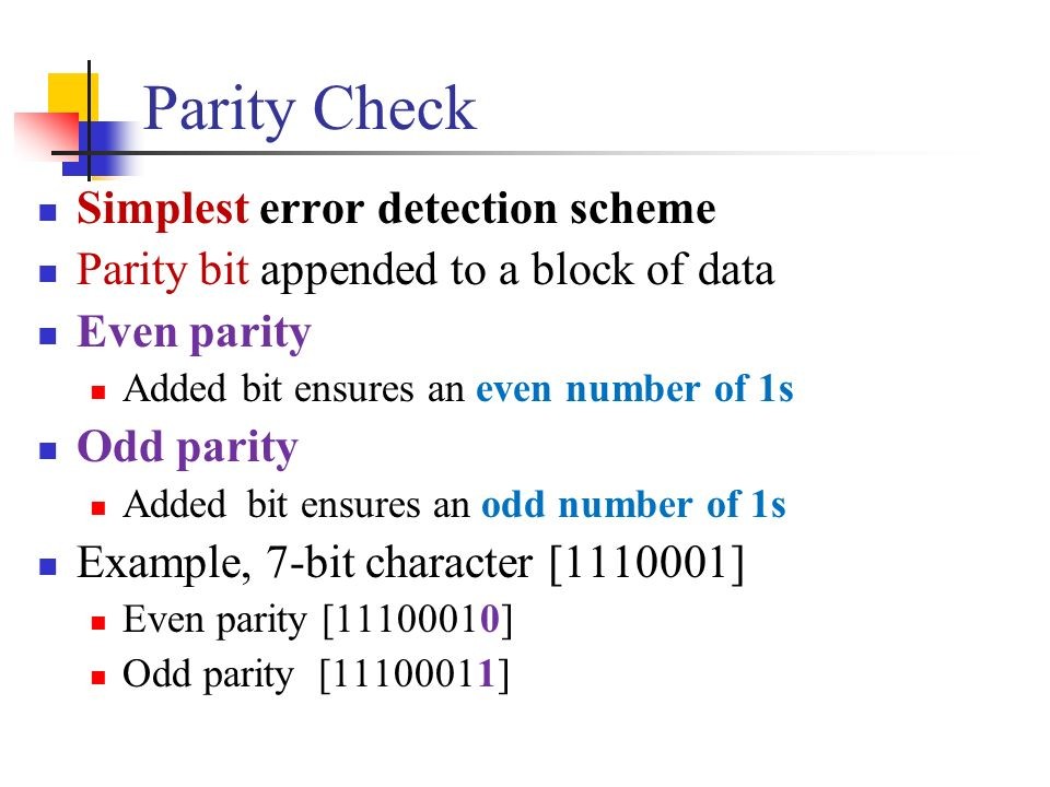 ERROR DETECTION & CORRECTION ERROR DETECTION & CORRECTION