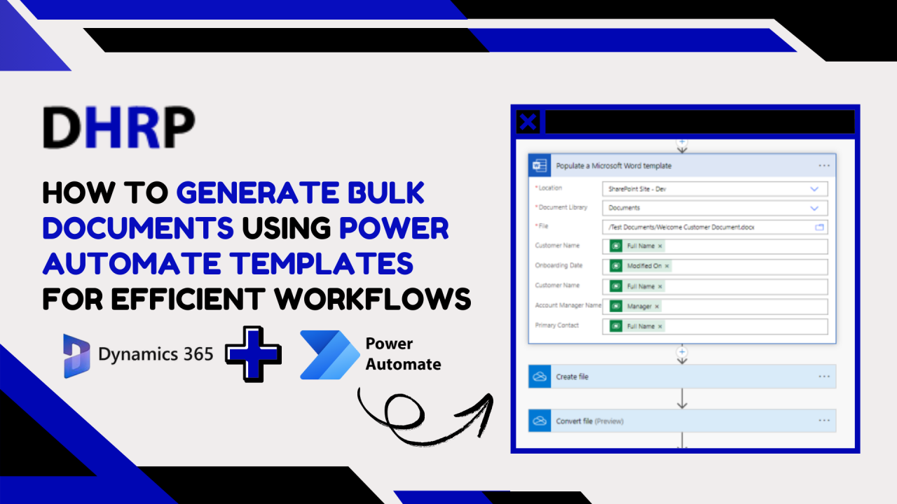 How to Generate Bulk Documents Using Power Automate Templates for ... How to Generate Bulk Documents Using Power Automate Templates for ...