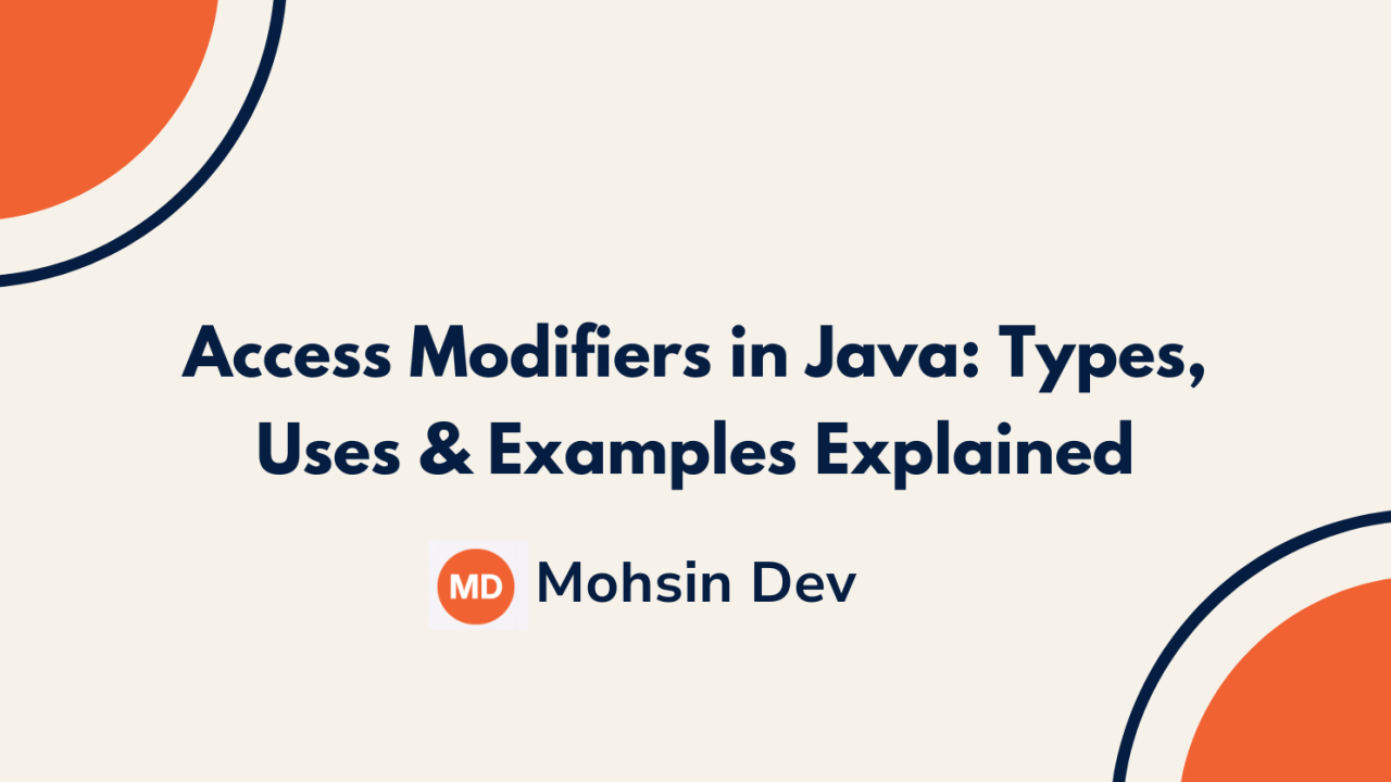 Access Modifiers in Java: A Comprehensive Guide Access Modifiers in Java: A Comprehensive Guide