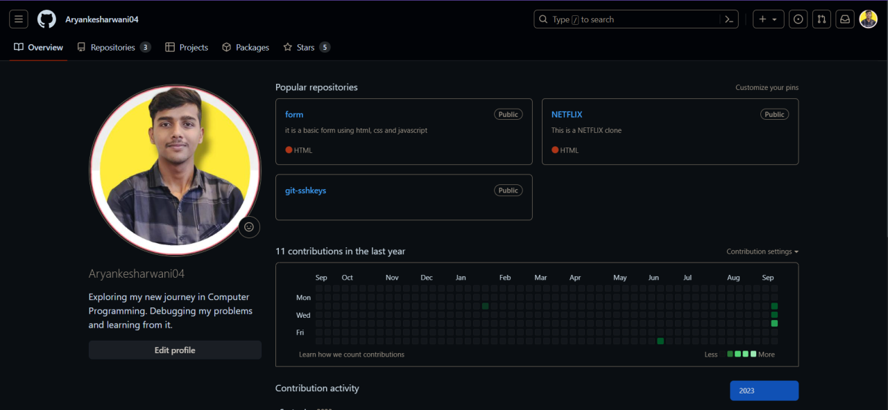 Creating My GitHub Account Creating My GitHub Account