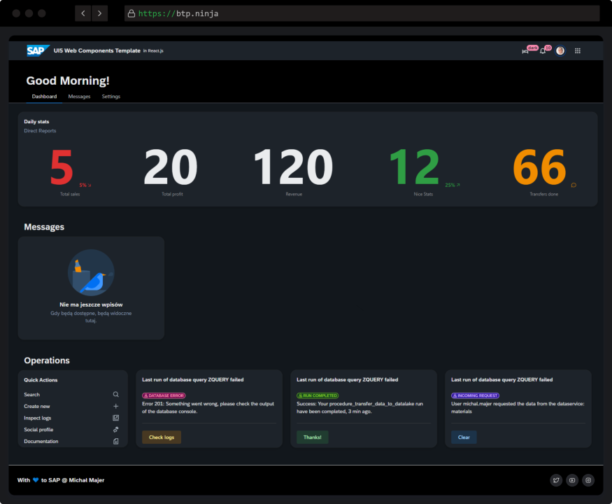 Implementing Dark Theme with UI5 Web Components for React.js Implementing Dark Theme with UI5 Web Components for React.js