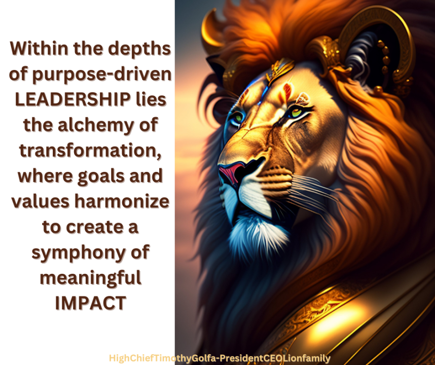 The Power of Purpose-Driven Leadership: Aligning Your Goals with Your ... The Power of Purpose-Driven Leadership: Aligning Your Goals with Your ...