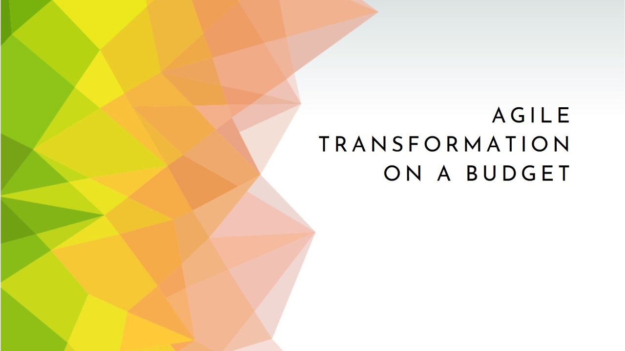 Navigating Agile Transformation on a Tight Budget: Strategies for Success Navigating Agile Transformation on a Tight Budget: Strategies for Success