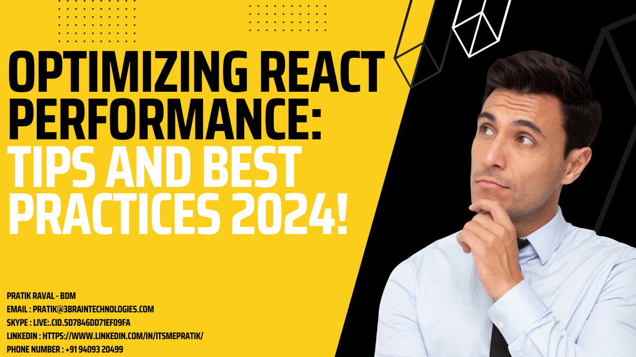 Optimizing React Performance: Tips and Best Practices 2024! Optimizing React Performance: Tips and Best Practices 2024!