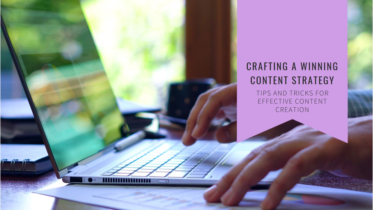 Crafting A Winning Content Strategy Crafting A Winning Content Strategy