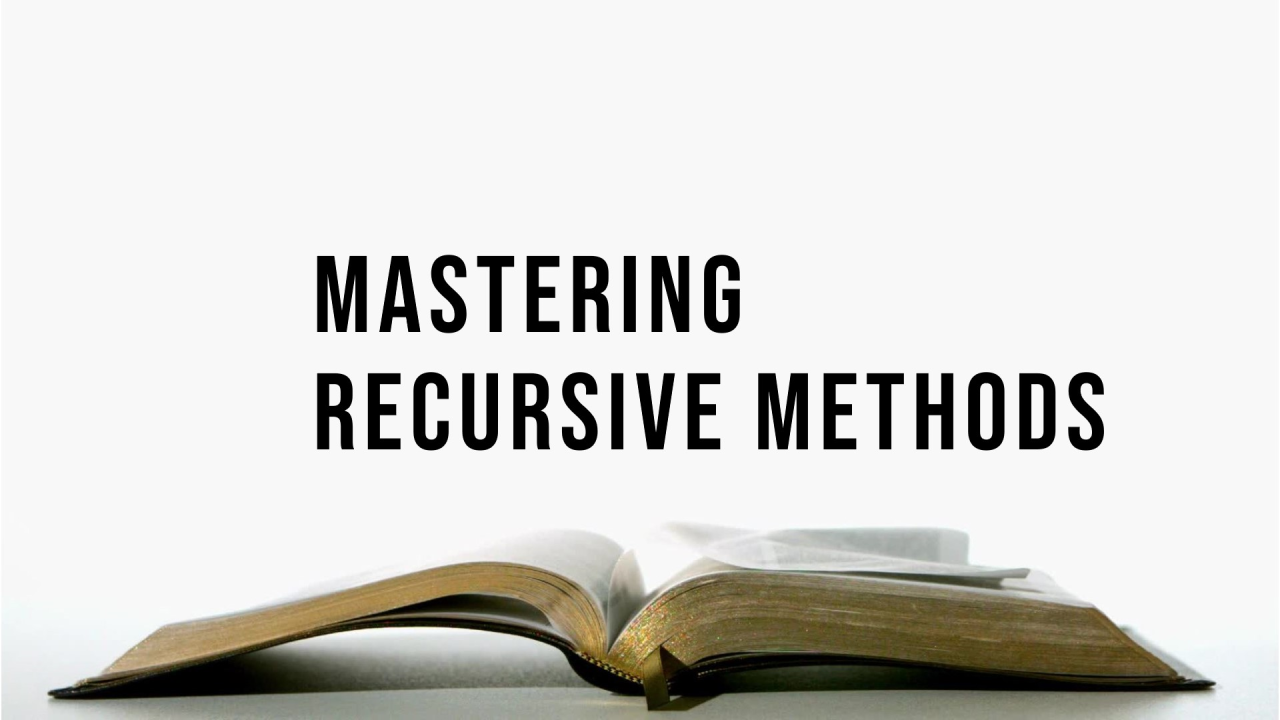 Understanding Recursion in Java: Master Recursive Methods and Arrays Understanding Recursion in Java: Master Recursive Methods and Arrays