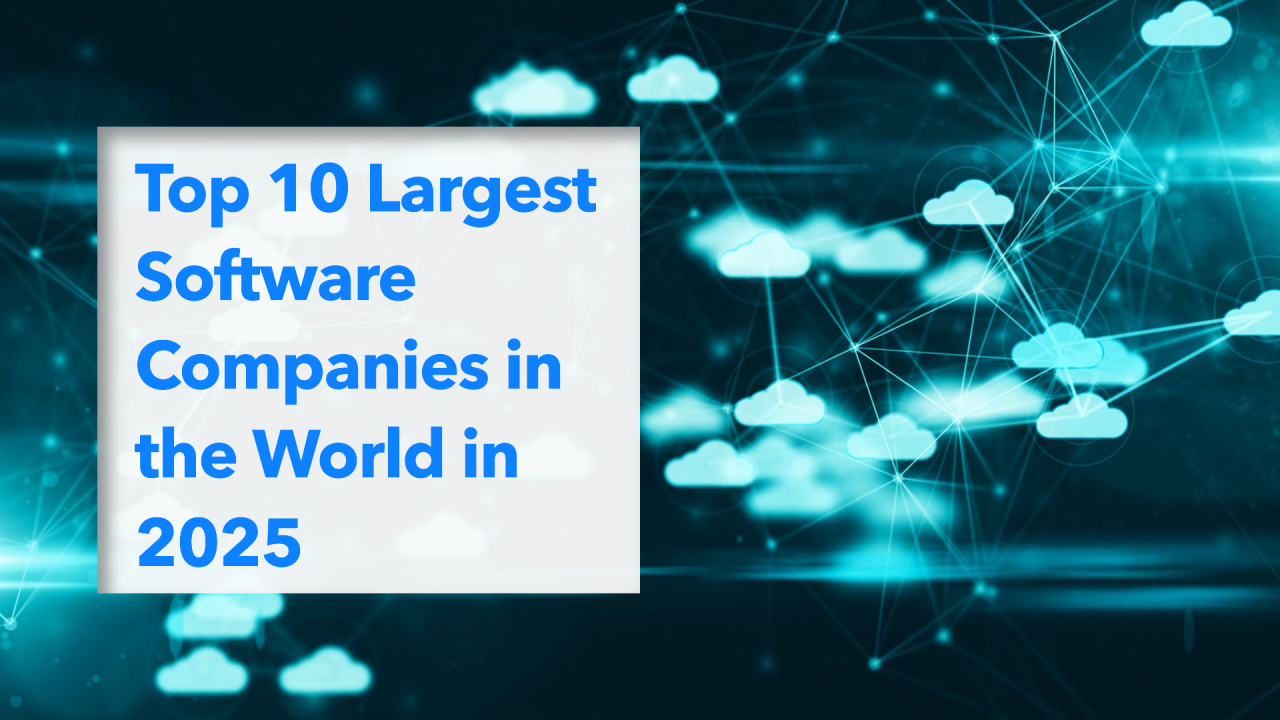 Top 10 Largest Software Companies in the World in 2025 Top 10 Largest Software Companies in the World in 2025