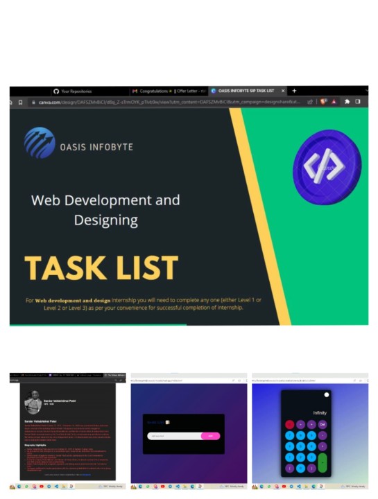 Web Developer Intern Experience at Oasis Infobyte. Web Developer Intern Experience at Oasis Infobyte.