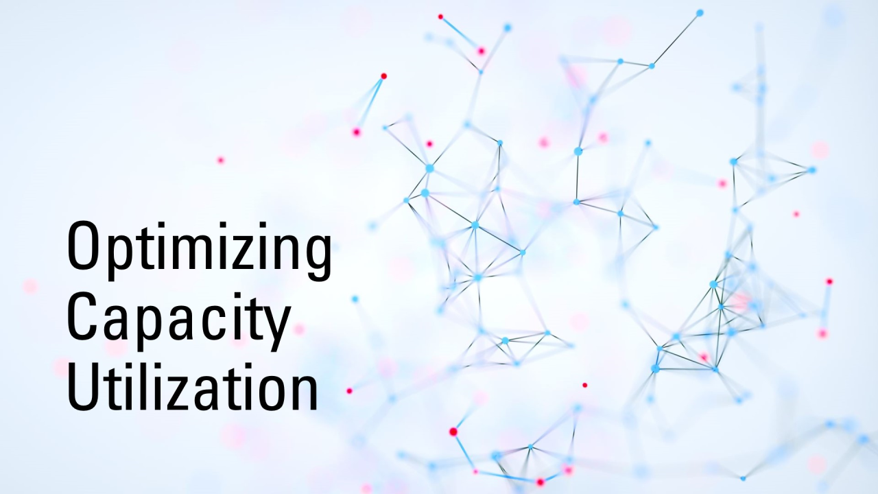 Optimizing Capacity Utilization Optimizing Capacity Utilization
