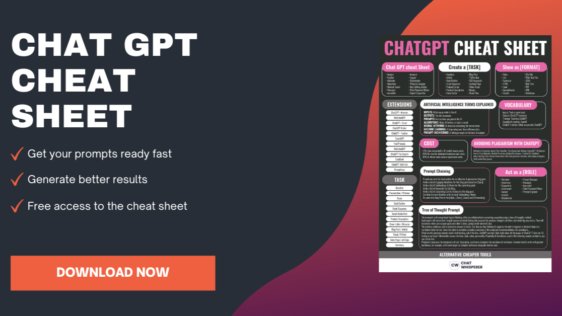 Ultimate Chat GPT Cheat Sheet Ultimate Chat GPT Cheat Sheet