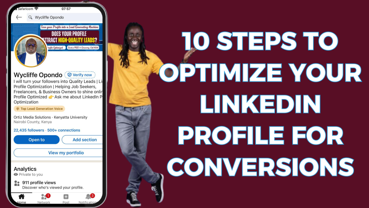 Boost LinkedIn Profile Conversions in 10 Easy Steps Boost LinkedIn Profile Conversions in 10 Easy Steps