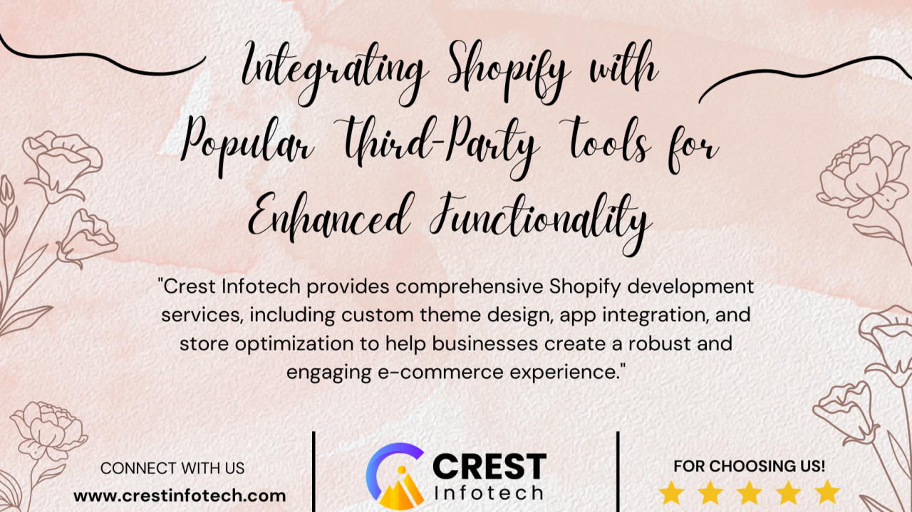 Integrating Shopify with Popular Third-Party Tools for Enhanced ... Integrating Shopify with Popular Third-Party Tools for Enhanced ...