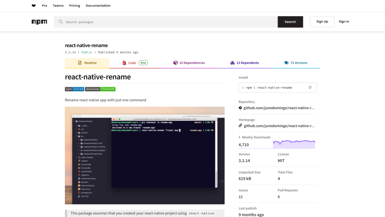 Como renomear projetos React Native CLI Como renomear projetos React Native CLI