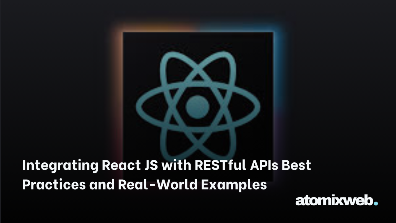 Integrating React JS with RESTful APIs: Best Practices and Real-World ... Integrating React JS with RESTful APIs: Best Practices and Real-World ...