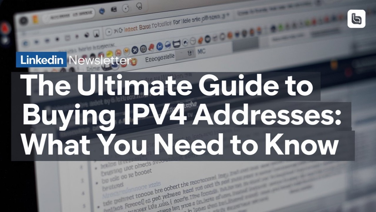 Secure Your Digital Future β How to Buy IPv4 Addresses Efficiently Secure Your Digital Future β How to Buy IPv4 Addresses Efficiently