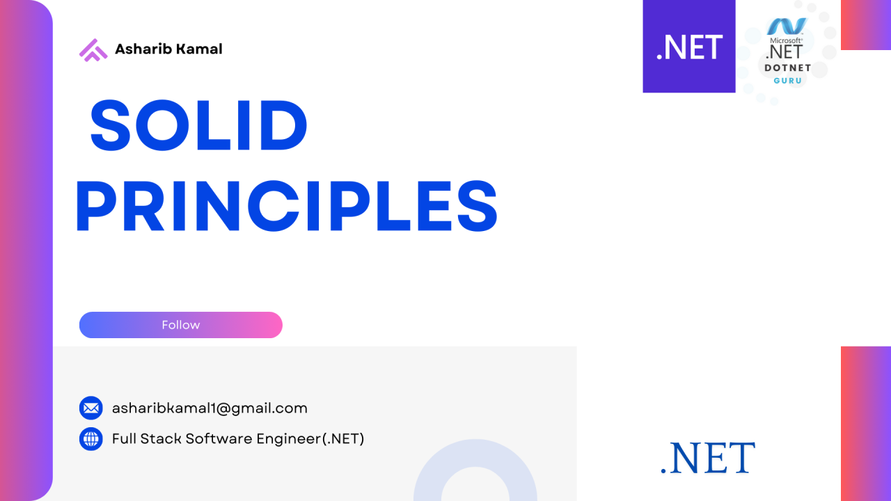 Mastering SOLID Principles in .NET Object-Oriented Programming Mastering SOLID Principles in .NET Object-Oriented Programming