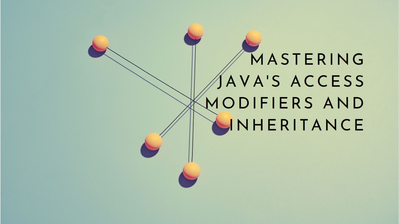 Getting Started with Java: Understanding Access Modifiers and Inheritance Getting Started with Java: Understanding Access Modifiers and Inheritance