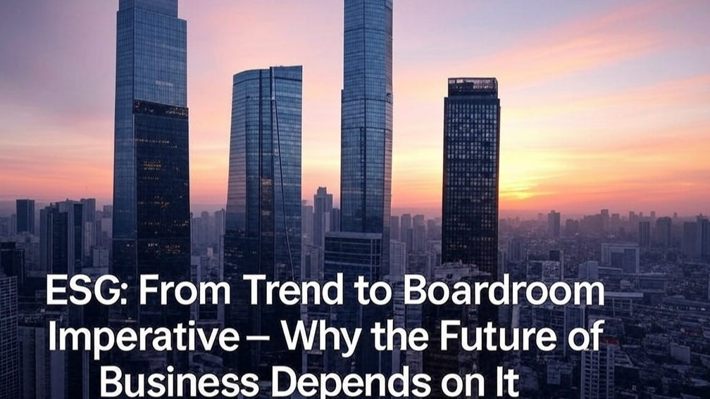ESG: From Trend to Boardroom Imperative – Why the Future of Business ... ESG: From Trend to Boardroom Imperative – Why the Future of Business ...