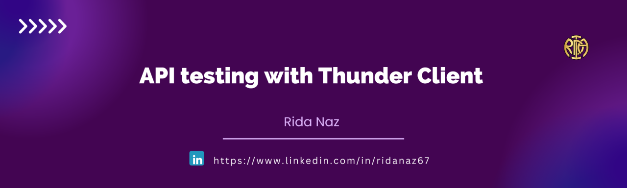 API test with Thunder Client API test with Thunder Client