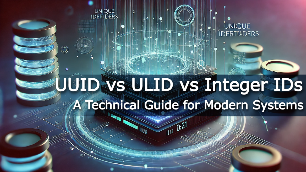 🧩 UUID vs ULID vs Integer IDs: A Technical Guide for Modern Systems ... 🧩 UUID vs ULID vs Integer IDs: A Technical Guide for Modern Systems ...