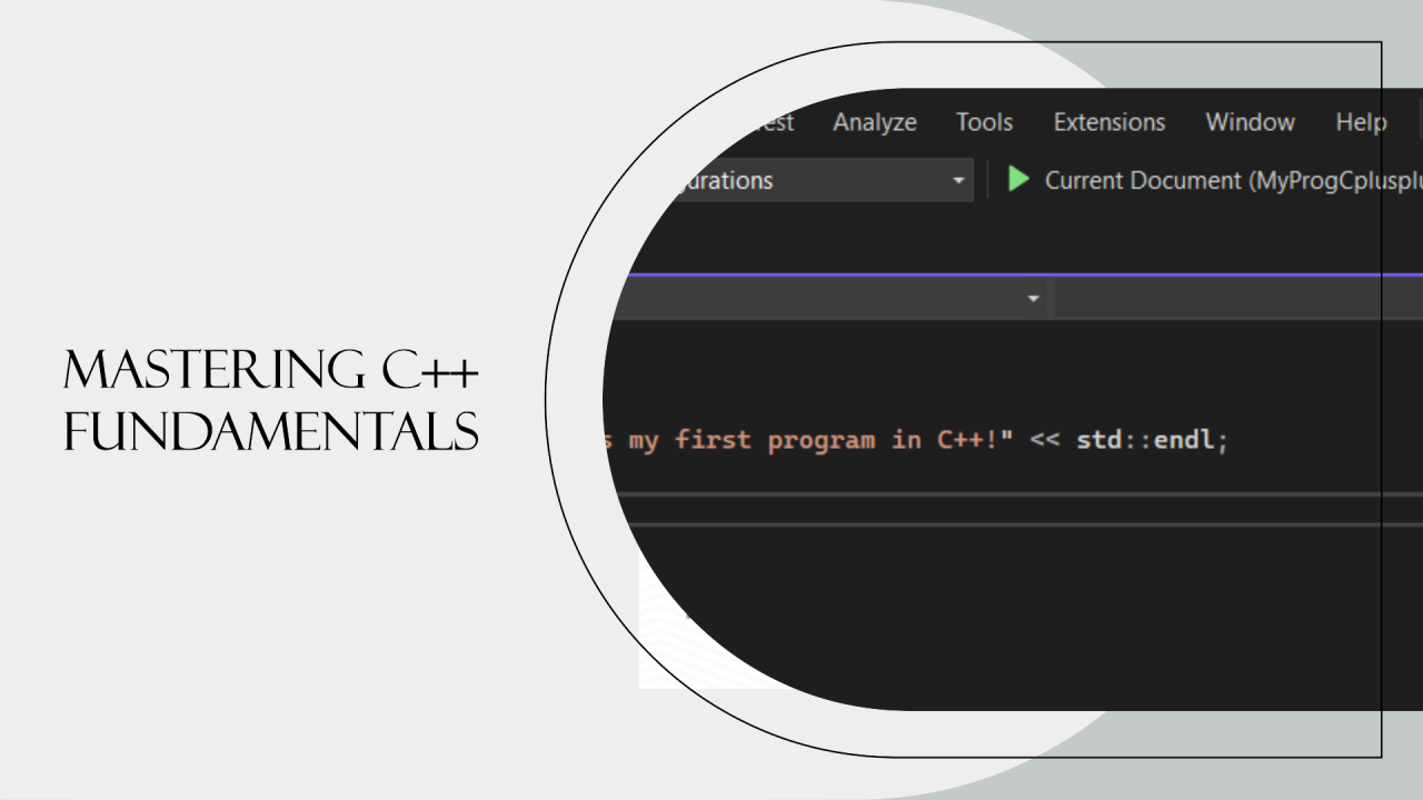 Mastering C++ Fundamentals Mastering C++ Fundamentals