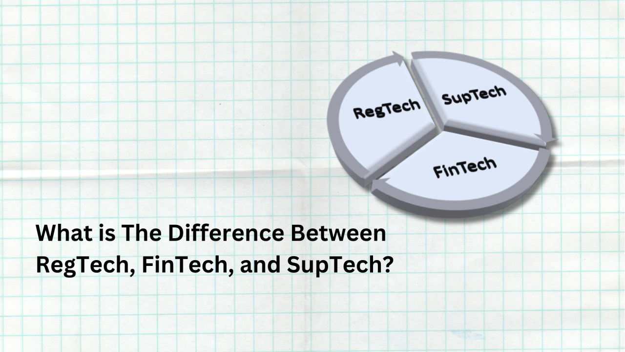 What is the difference between RegTech, FinTech, and SupTech? What is the difference between RegTech, FinTech, and SupTech?