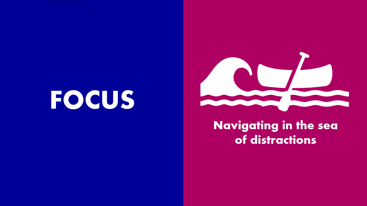 FOCUS: Navigating in the sea of distractions FOCUS: Navigating in the sea of distractions