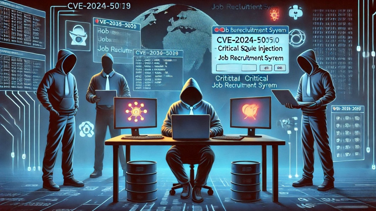 🚨 CVE-2025-0168: Critical SQL Injection in Job Recruitment System 🚨 🚨 CVE-2025-0168: Critical SQL Injection in Job Recruitment System 🚨