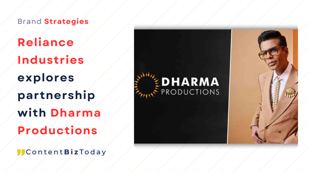 Reliance Industries Eyes Stake in Dharma Productions Reliance Industries Eyes Stake in Dharma Productions