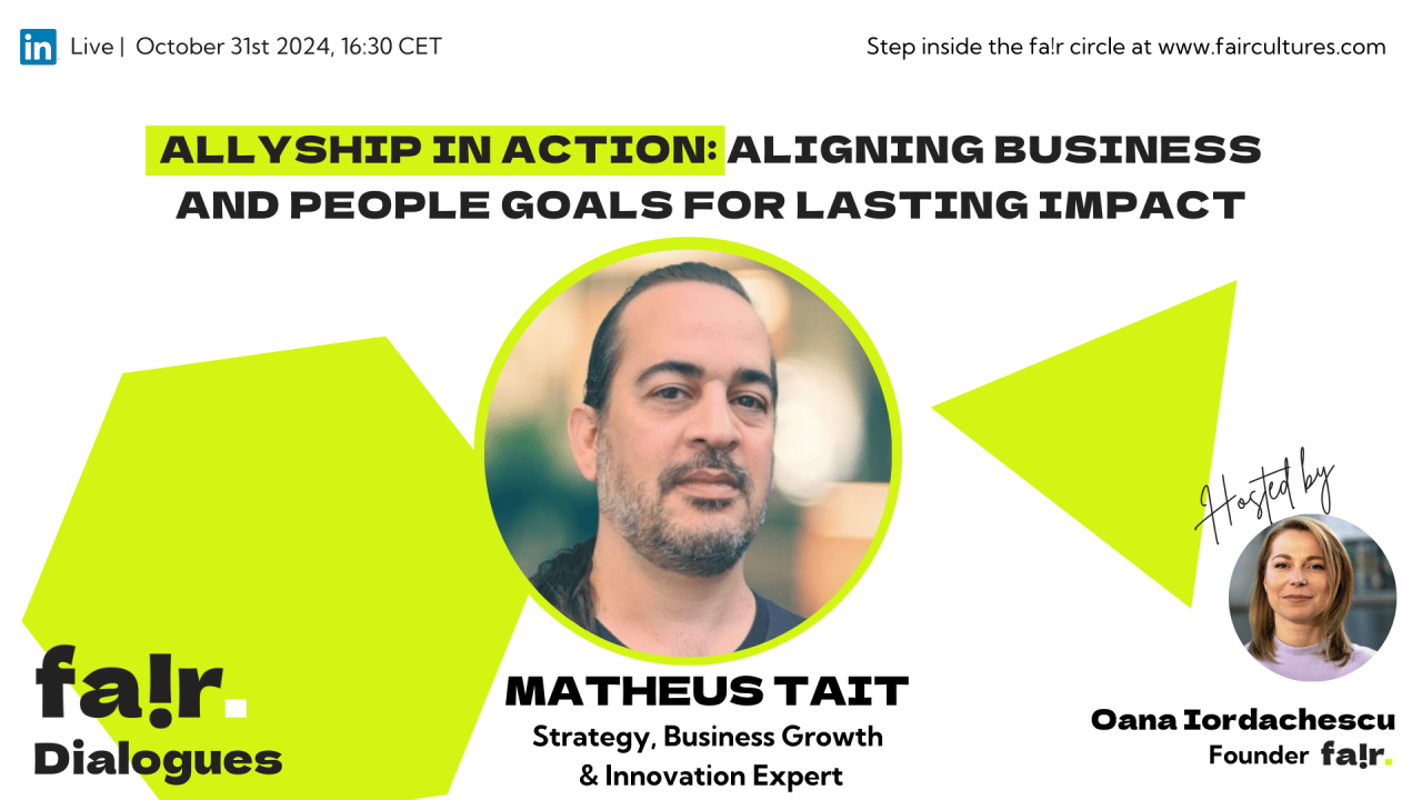 On allyship in action. Insights from Matheus Tait On allyship in action. Insights from Matheus Tait