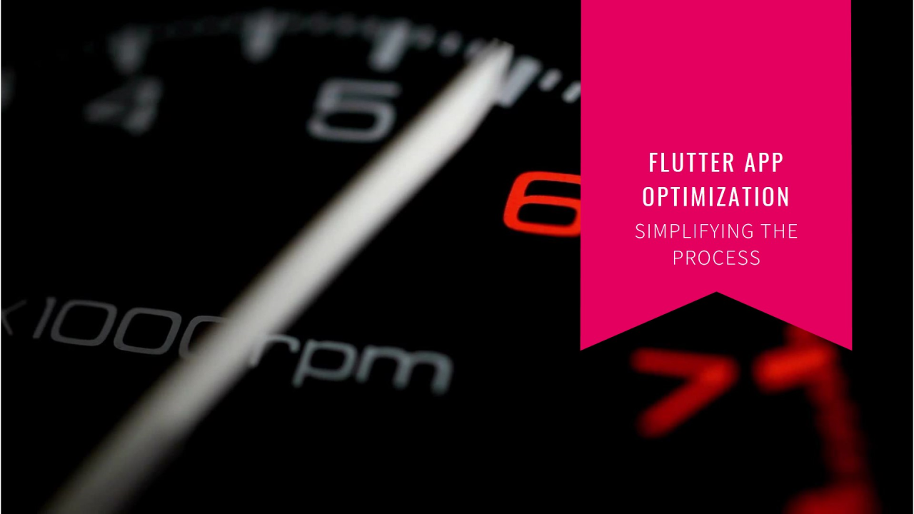Optimizing Flutter Apps: In Simple Terms Optimizing Flutter Apps: In Simple Terms