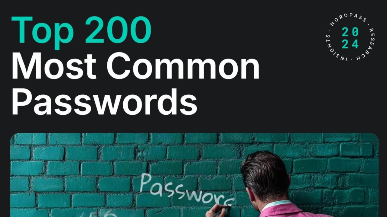 The Worst Passwords of 2024 The Worst Passwords of 2024