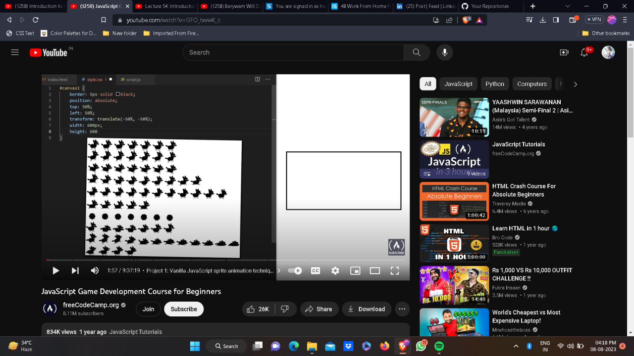 Starting web game development using Javascript Starting web game development using Javascript