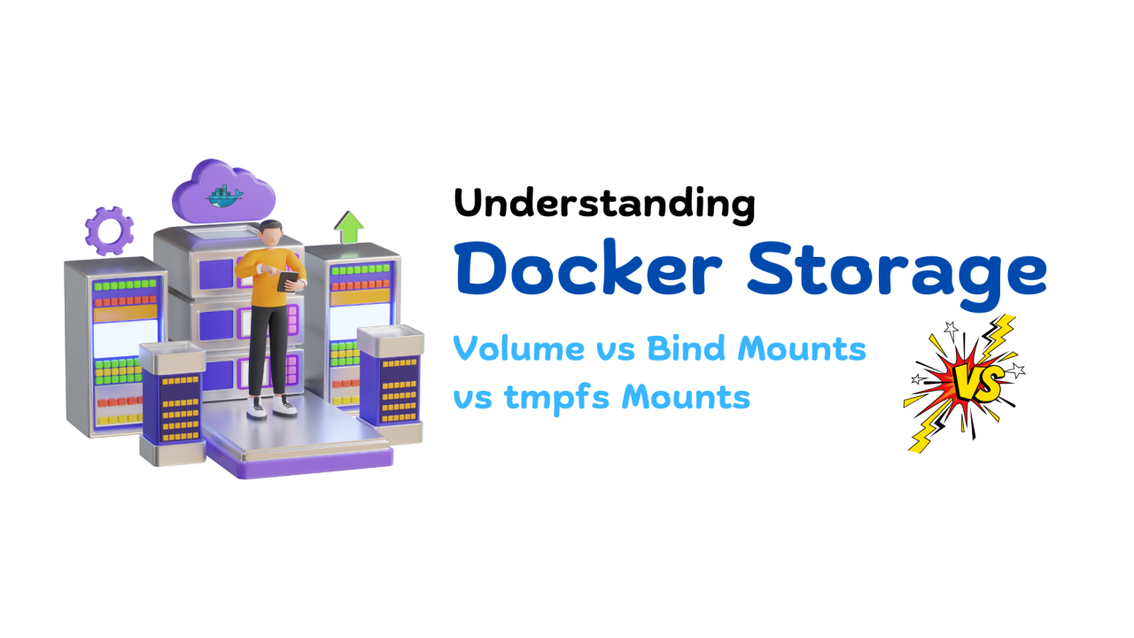 Understanding Docker Storage: Volume vs Bind Mounts vs tmpfs Mounts 🚀🚀 Understanding Docker Storage: Volume vs Bind Mounts vs tmpfs Mounts 🚀🚀