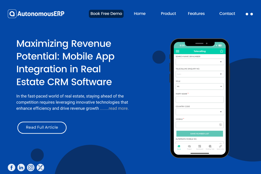 Maximizing Revenue Potential: Mobile App Integration in Real Estate CRM ... Maximizing Revenue Potential: Mobile App Integration in Real Estate CRM ...