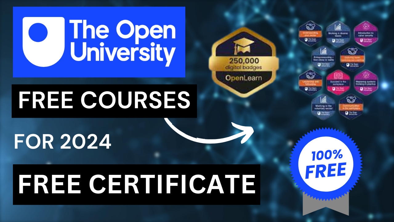 Top Free Online Courses with Certificates 🚀 | Open University Top Free Online Courses with Certificates 🚀 | Open University