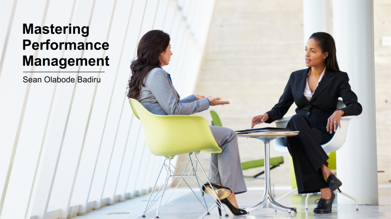 Mastering Performance Management Mastering Performance Management