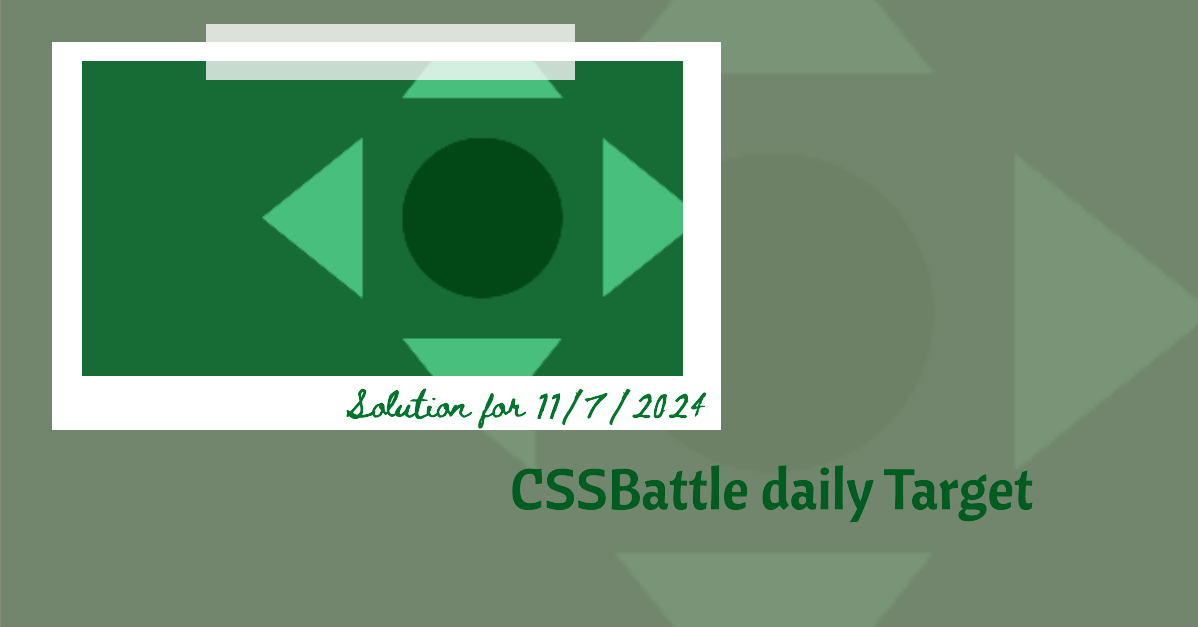 CSS battle solution for Daily Targets 9/7/2024 CSS battle solution for Daily Targets 9/7/2024