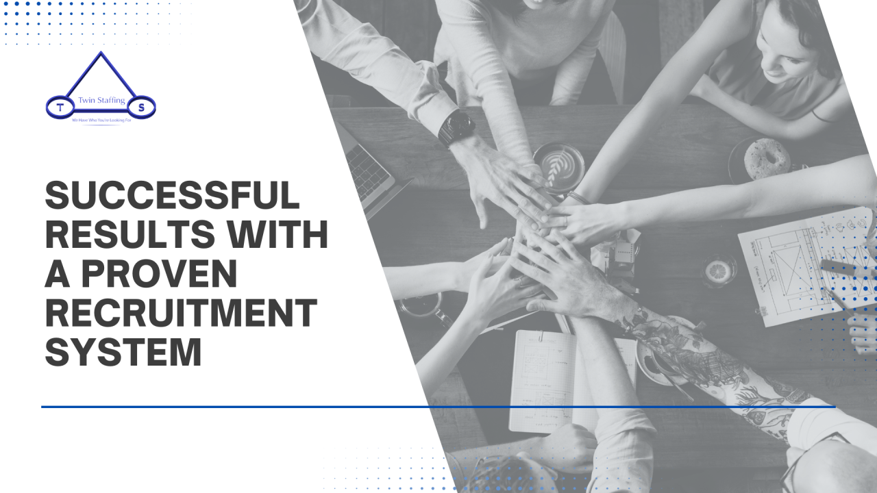 Successful Results With A Proven Recruitment System Successful Results With A Proven Recruitment System