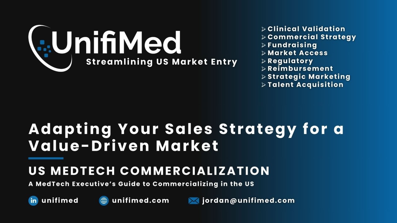 Adapting Your Sales Strategy for a Value-Driven Market Adapting Your Sales Strategy for a Value-Driven Market
