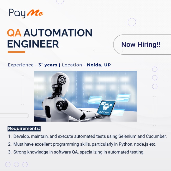 Hiring For QA(Automation) | Mahima Tyagi Hiring For QA(Automation) | Mahima Tyagi