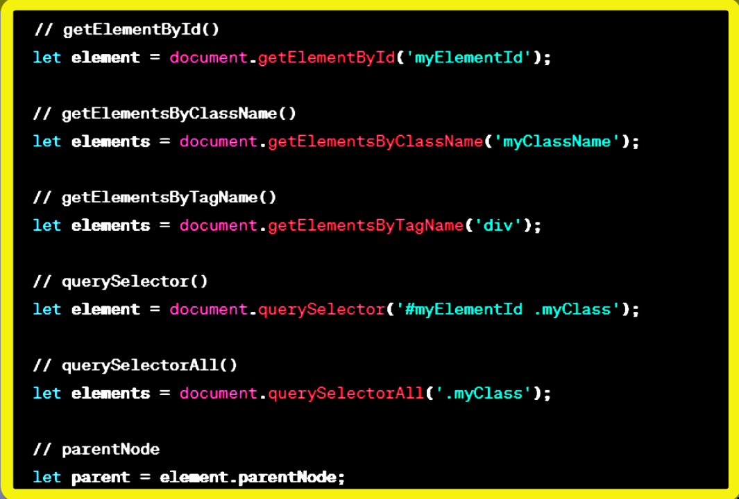 20-JavaScript-Methods-to-Access-Elements-in-HTML (Beginners) 20-JavaScript-Methods-to-Access-Elements-in-HTML (Beginners)