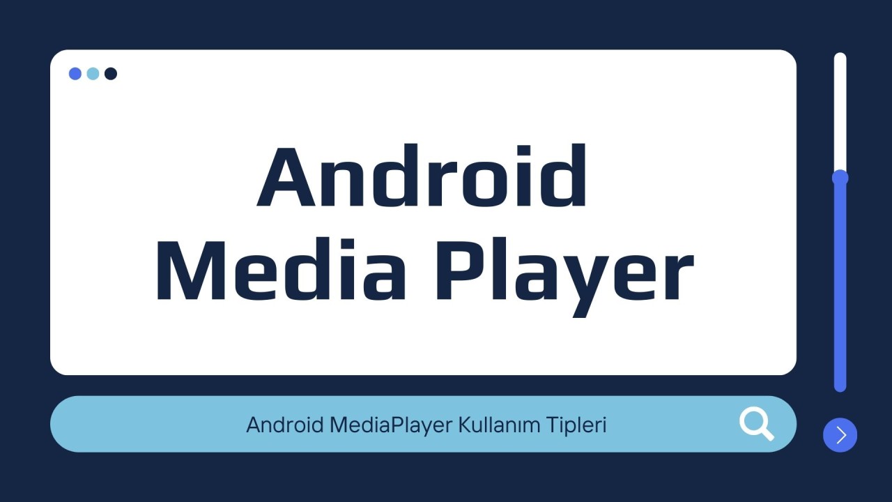 Android MediaPlayer Kullanım Tipleri (URL, URI & Background Service) Android MediaPlayer Kullanım Tipleri (URL, URI & Background Service)