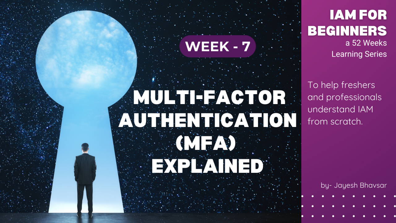 Week 7 of 52: Multi-Factor Authentication (MFA) Explained Week 7 of 52: Multi-Factor Authentication (MFA) Explained