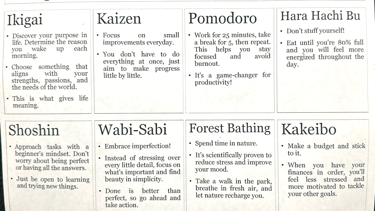 8 Japanese Techniques to Overcome Laziness 8 Japanese Techniques to Overcome Laziness